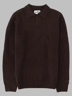 MC2 SAINT BARTH Relaxed Knit Sweater - Brown