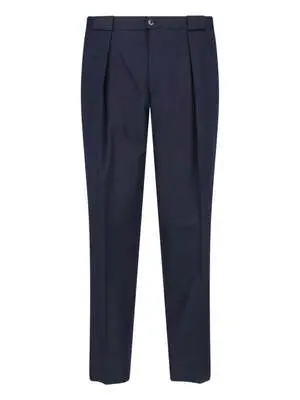 BRIGLIA 1949 Pleated Tailored Trousers - Blue