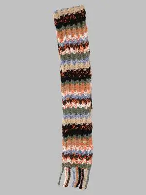 GANNI Wool Scarf - Multicolour