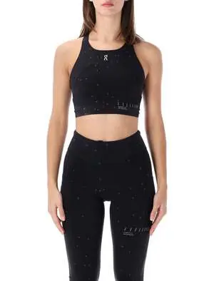 On Printed Racerback Sports Crop Top