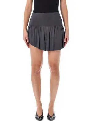 Gimaguas Mini Gathered Skirt - Nero