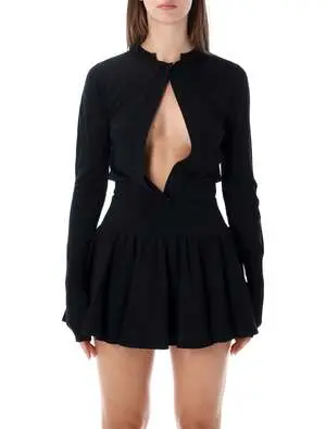 Gimaguas Open Front Knit Cardigan - Nero