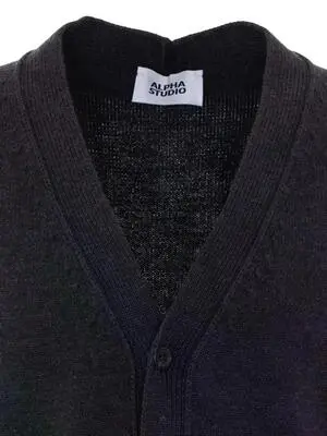 Alpha Studio Knitted V-neck Cardigan