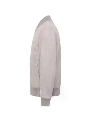 Herno Suede Bomber Jacket