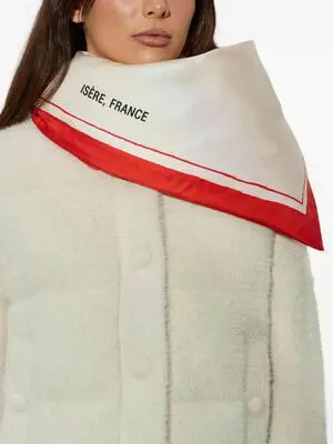 Moncler Silk Twill Foulard Scarf - Neutrals