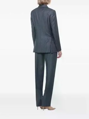 LARDINI Pinstripe Double-breasted Blazer