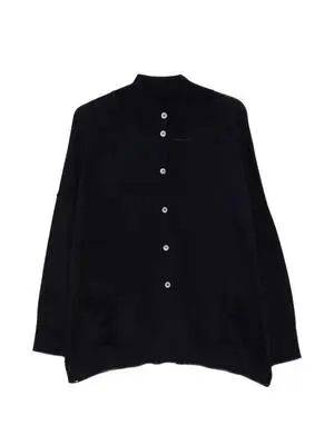 Laboratorio Capri Button-up Knit Cardigan - Blue