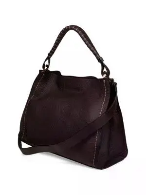 VISONA` Mia Santorini Leather Tote Bag
