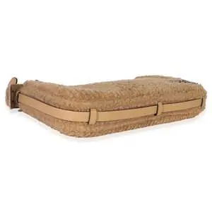 Fendi Miele Scuro Shearling Vitello Simply Shoulder Bag