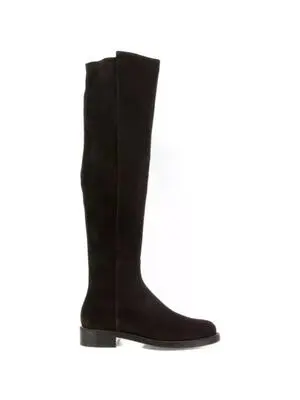 STUART WEITZMAN 5050 Gisele Suede Over-the-knee Boots - Brown