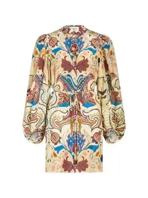 MARIE OLIVER Roxana Floral-print Mini Dress