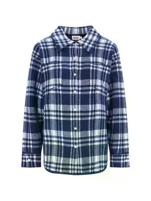 NOTSHY Jasper Check-pattern Shirt - Blue