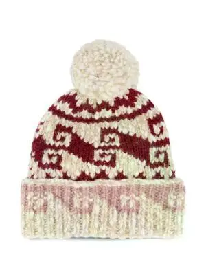 Moncler Pom-pom Intarsia-knit Beanie Hat