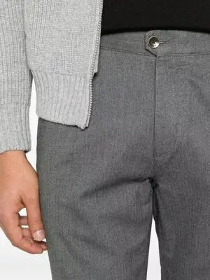 Incotex Herringbone-pattern Pleated Trousers
