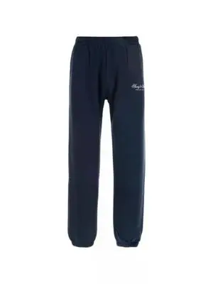 Sporty & Rich Club Script Track Pants - Blue