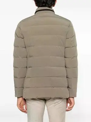 MOORER Quilted Button-front Jacket