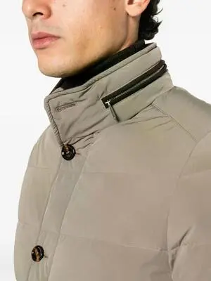 MOORER Quilted Button-front Jacket