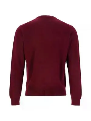 Al Duca D'aosta Fine-knit Crew-neck Sweater - Red