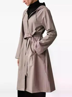 Rains W Belted Hooded Jacket