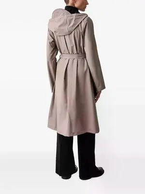 Rains W Belted Hooded Jacket
