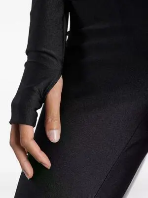 Andamane Orchid Thumb-slot Cropped Top