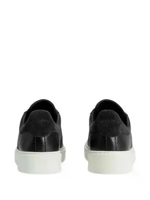 Woolrich Panelled Grained Leather Sneakers