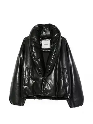 Nanushka Padded Shawl-collar Jacket - Black