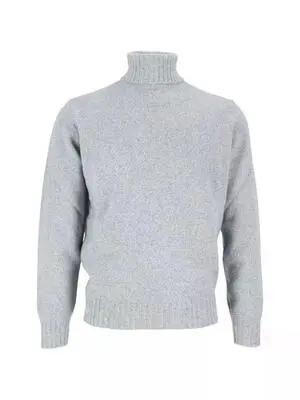 FILIPPO DE LAURENTIIS Ribbed-knit Roll-neck Sweater - Blue