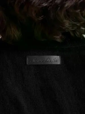 Manière De Voir Honor In Wool-blend Turtleneck Knit Bodysuit