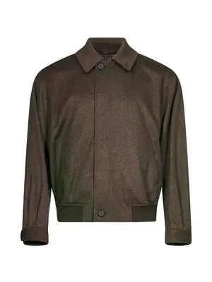 SSSTEIN Button-fastening Bomber Jacket - Brown