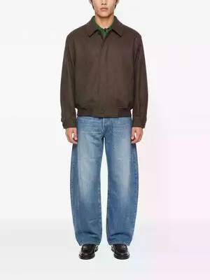 SSSTEIN Button-fastening Bomber Jacket