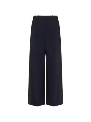 Theory Pleated Wide-leg Trousers - Blue
