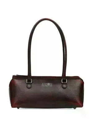 MAISON MARGIELA Bauletto Leather Shoulder Bag - Red
