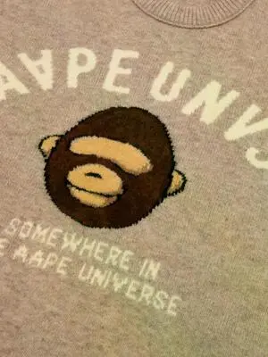 AAPE BY *A BATHING APE Graphic-knit Sweater