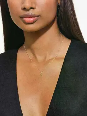 EDGE OF EMBER Solid Initial Necklace