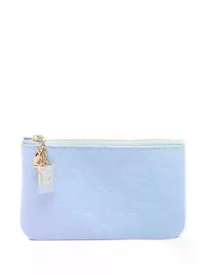 LOUIS VUITTON 2010s Clés Monogram Empreinte Pochette Pouch - Blue