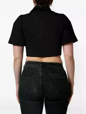 Dolce & Gabbana Cropped Short-sleeve Blouse