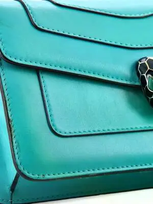 BVLGARI Serpenti Forever Shoulder Bag Leather Small Crossbody Bag