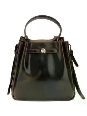 Tory Burch Romy Distressed Bucket Bag - Brown
