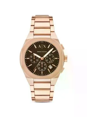 Armani Exchange Sync Chronograph 42mm Watch - Brown