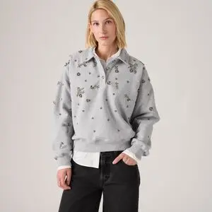 LEVI'S Vintage Embellished Polo Sweatshirt