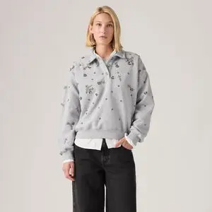 LEVI'S Vintage Embellished Polo Sweatshirt