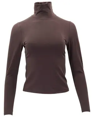 LORDS OF HARLECH Kate Ie Lyocell Stretch Turtleneck