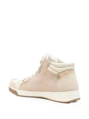 ARA Metallic Side-zip Sneakers