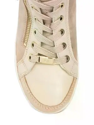 ARA Metallic Side-zip Sneakers