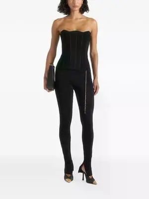 Manière De Voir Karima In Ottoman Bandage Knit Corset Top