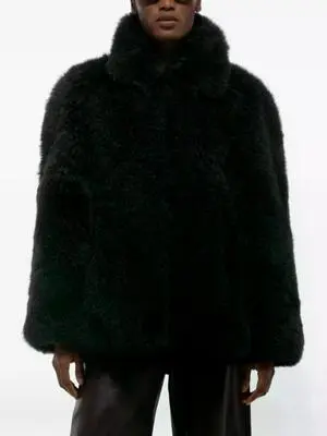 DUCIE Maeve Peplum-hem Jacket - Black