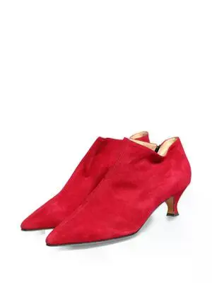 Dolce & Gabbana X Sergio Rossi Suede Pointed-toe Ankle Boots