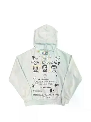 BETTER WITH AGE Larry Graphic-print Hoodie - Blue