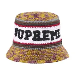 Supreme Ss26 Knit Logo Crusher - Yellow